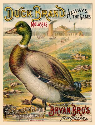 Wall Decor Poster.Home Room interior art design.Duck Brand.1881 ...