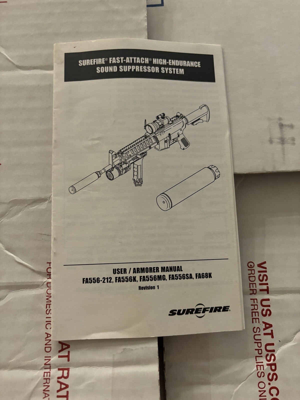Surefire Suppressor Owner’s Manual | eBay
