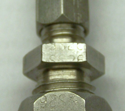 PARKER FERULOK 2-4HBU-SS SS 1/8" OD TUBE BITE /4" OD TUBE BITE ADAPTER ...