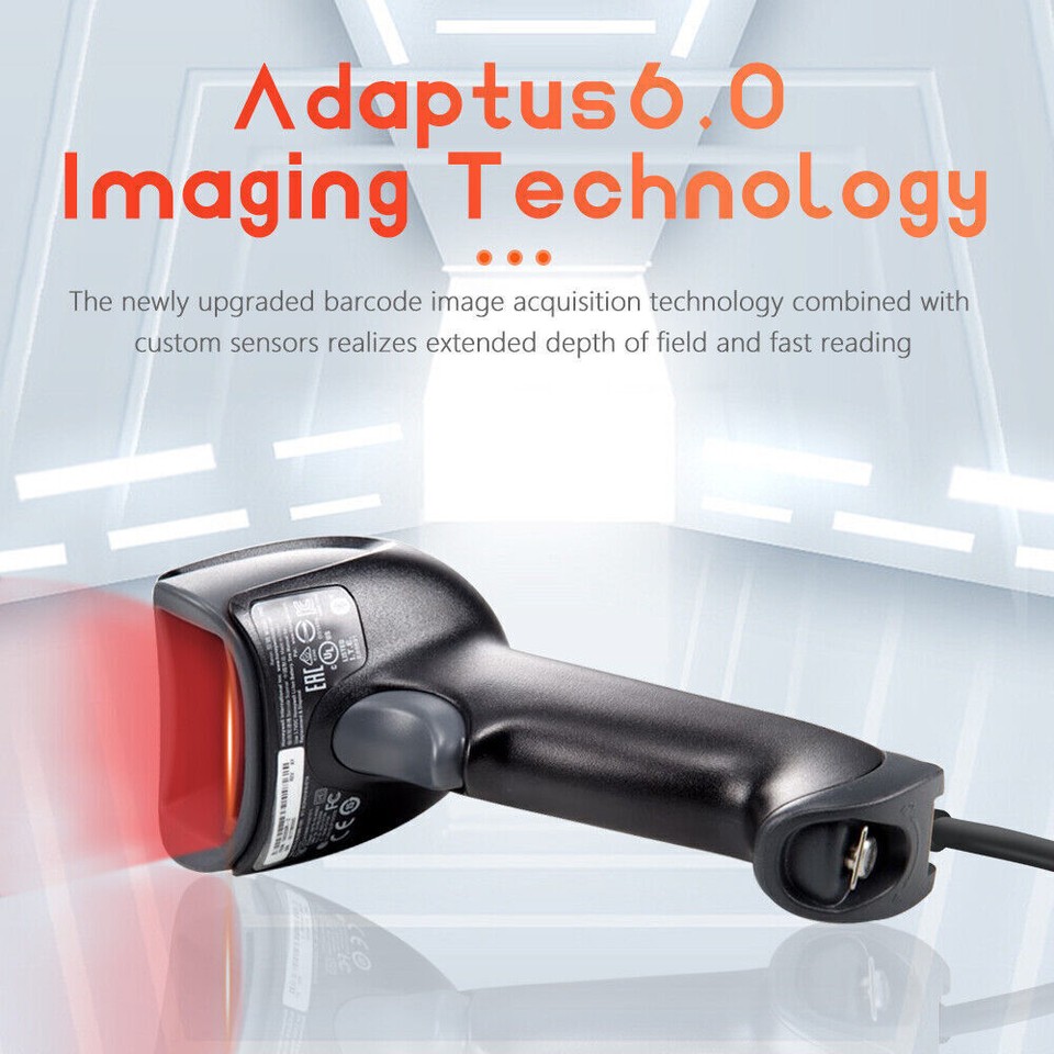 Honeywell 1900GSR-2USB 2D Area-Imaging Handheld Barcode Scanner w/ USB ...