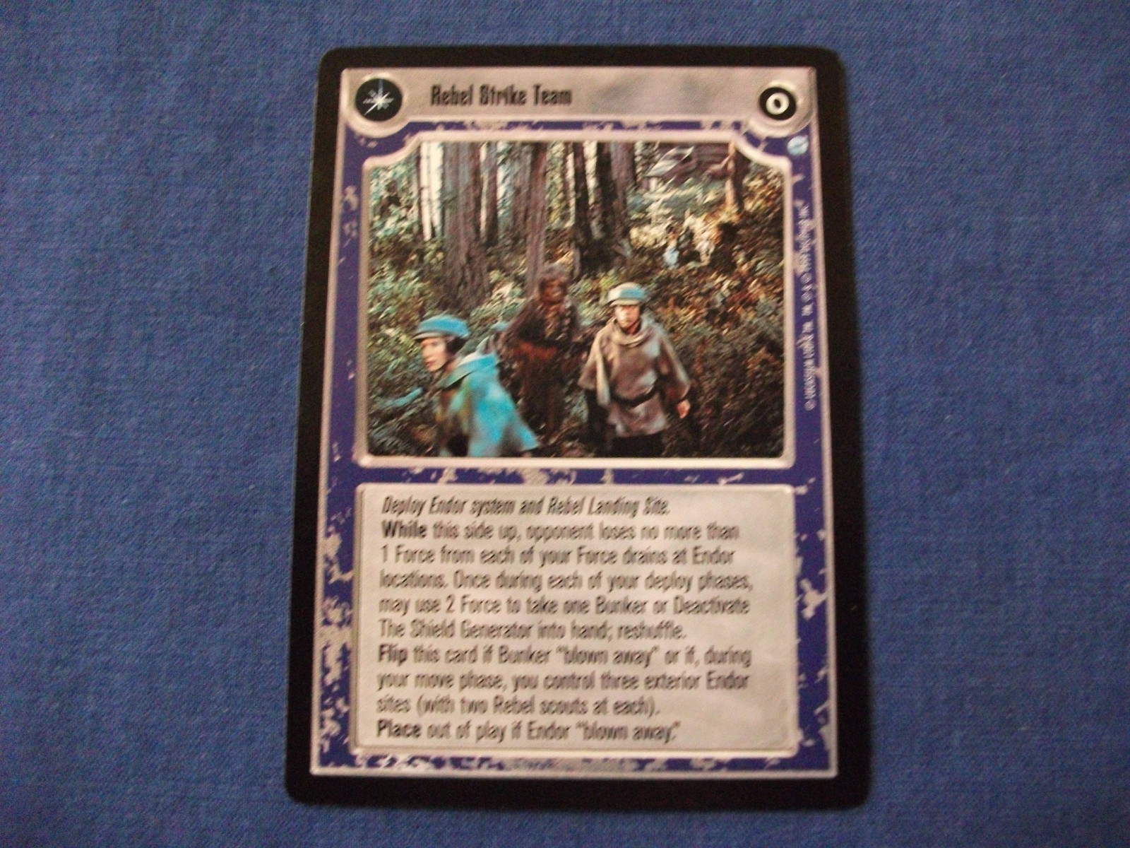 Star Wars CCG Endor Rebel Strike Team/Garrison Destroyed | eBay