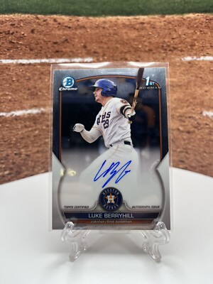 LUKE BERRYHILL 2023 BOWMAN CHROME 1ST AUTOGRAPH BASEBALL AUTO Q1421 | eBay