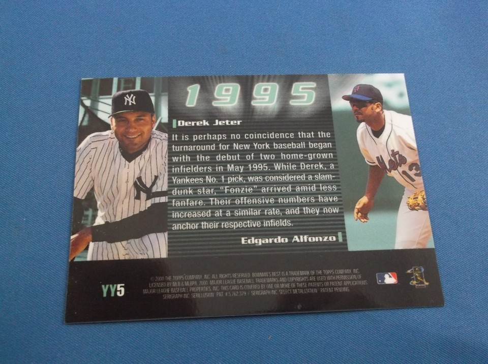 Derek Jeter Edgardo Alfonzo Bowman's Best 2000 Year By Year YY5 | eBay