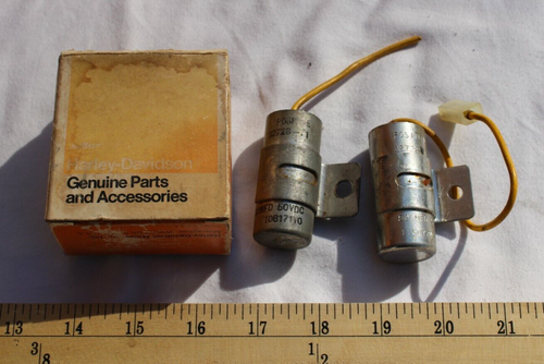 Harley-Davidson Police Bike Condensers Part #32728-71 Shovelhead 1 Used ...