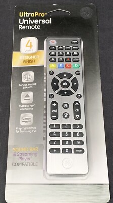 GE Ultra Pro 4 Device Universal Remote Control 33709 Brand New In ...
