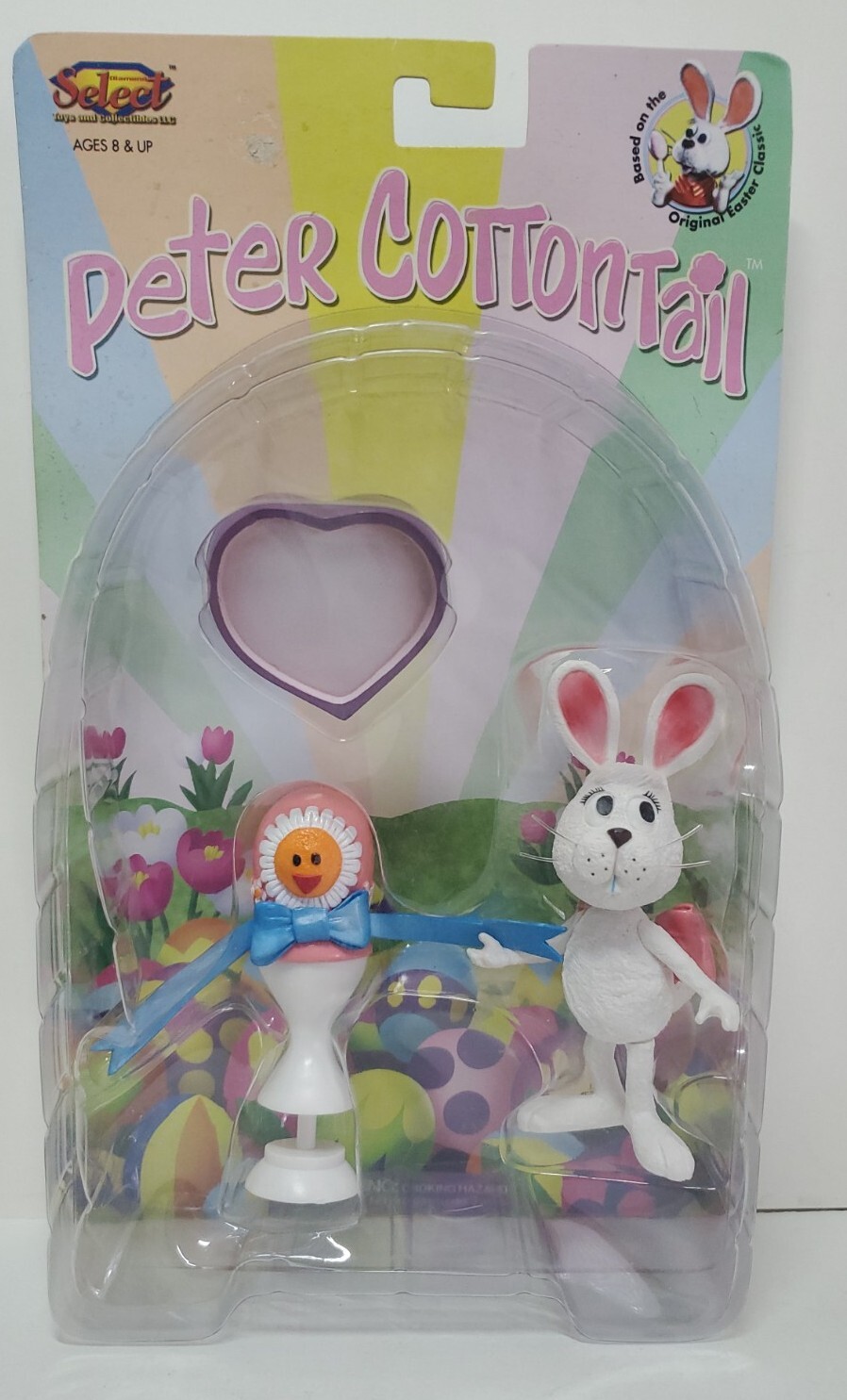 2001 Peter Cottontail Donna & Flower Action Figure Rankin Bass Diamond ...
