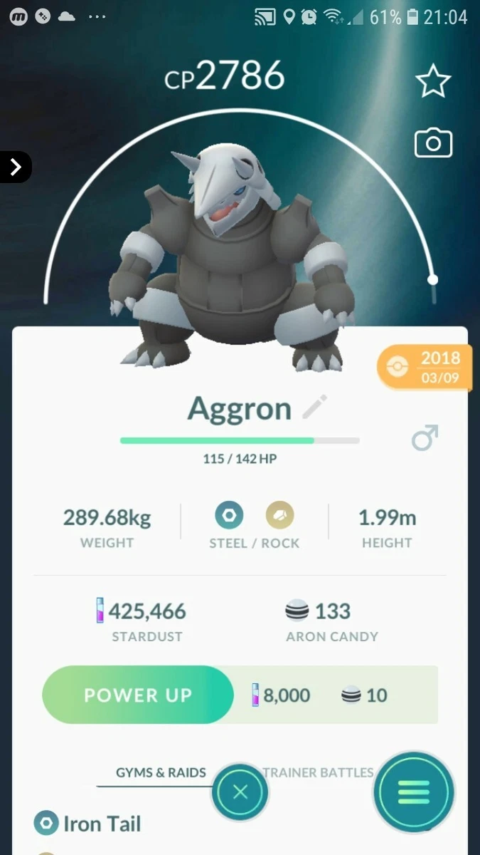 Pokemon Aron Evolution