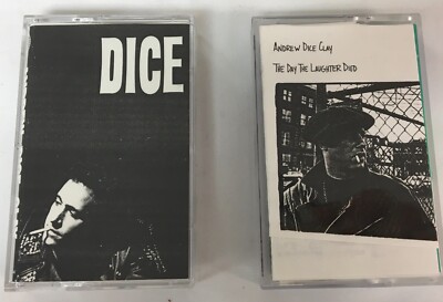 Lot of 2 Andrew Dice Clay "Dice" &"The day the laughter died" (Cassette ...