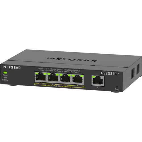 Netgear-New-GS305EPP-100NAS _ SWITCH - GS305EPP - WIRED - 1GBPS - NETW ...