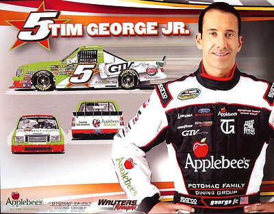 2013 TIM GEORGE JR "GRAND TOURING VODKA APPLEBEE'S #5 NASCAR CWTS ...