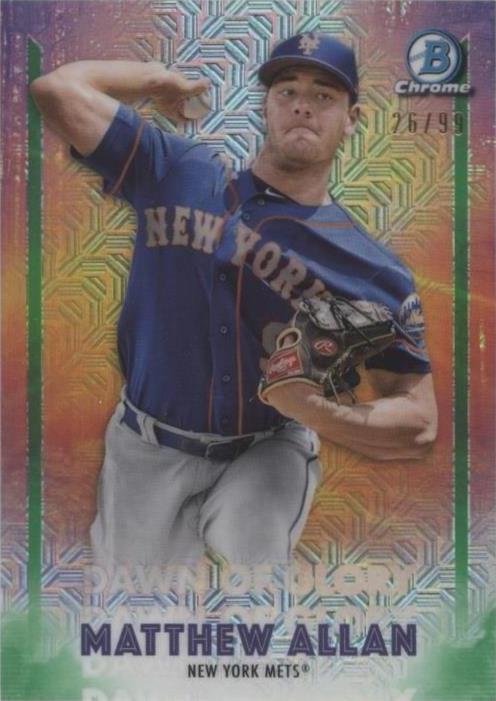 2021 Bowman Chrome - Dawn of Glory Mega Box Mojo Matthew Allan #DG-17 ...