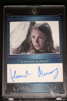 2014 Game of Thrones Season 3 AUTO AUTOGRAPH Hannah MURRAY as GILLY | eBay