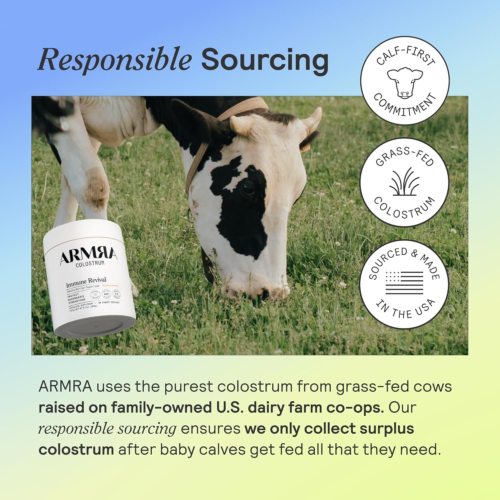 ARMRA Colostrum? Premium Powder Grass Fed Gut Health Bloating Immunity ...