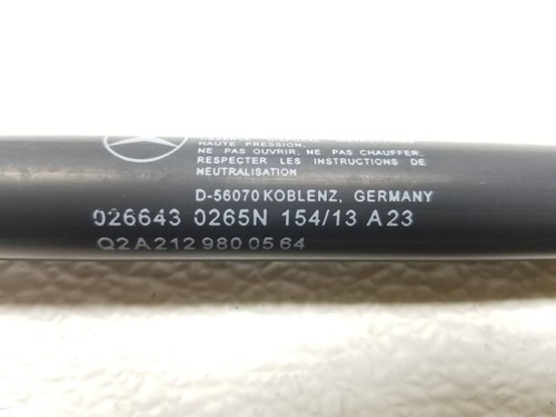 12 13 14 MERCEDES-BENZ C300 HOOD SHOCK STRUT SUPPORT 2129800564 2Pcs ...