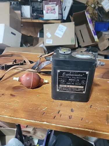 MSA 89220 Explosimeter Combustible Gas Indicator 2A | eBay