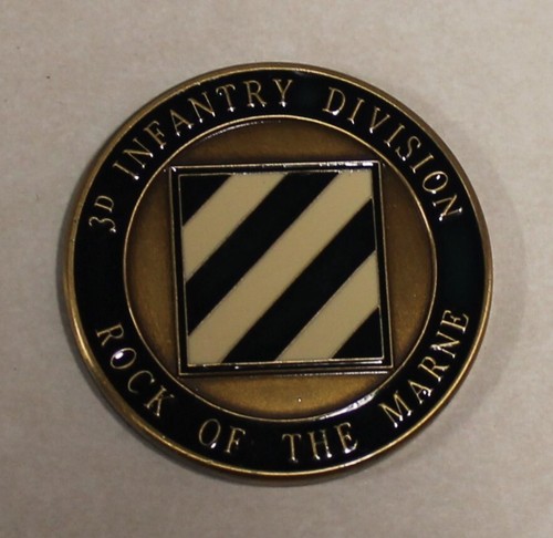 3rd Infantry Division ID Rock of the Marne Army Challenge Coin | eBay