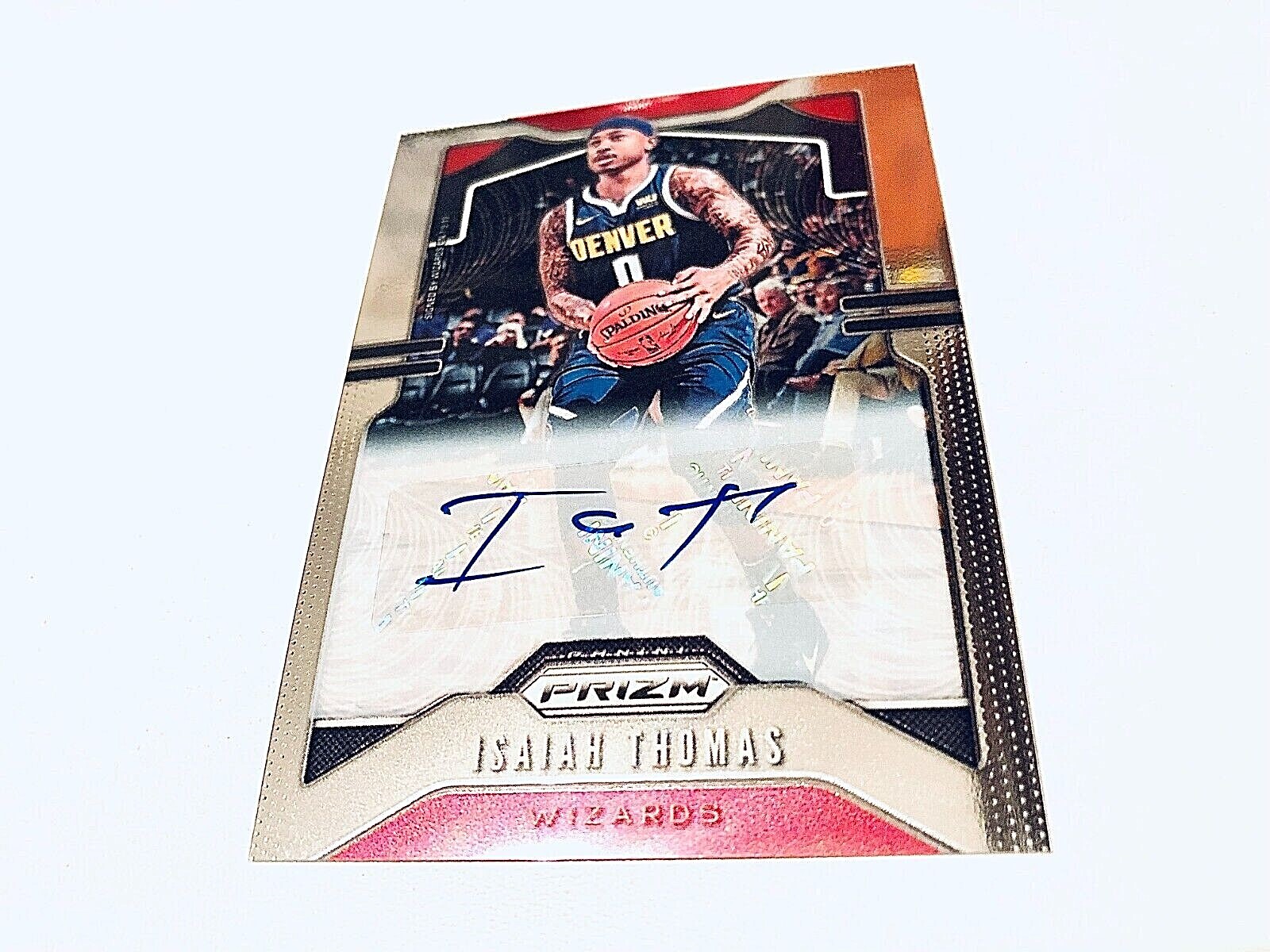 Isaiah Thomas 2019 Panini Prizm Signatures Silver Autograph #208 ...