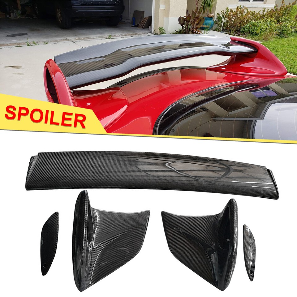 Carbon Fiber Center Insert For Mazda RX7 FD 99 Spec Rear Trunk Spoiler ...