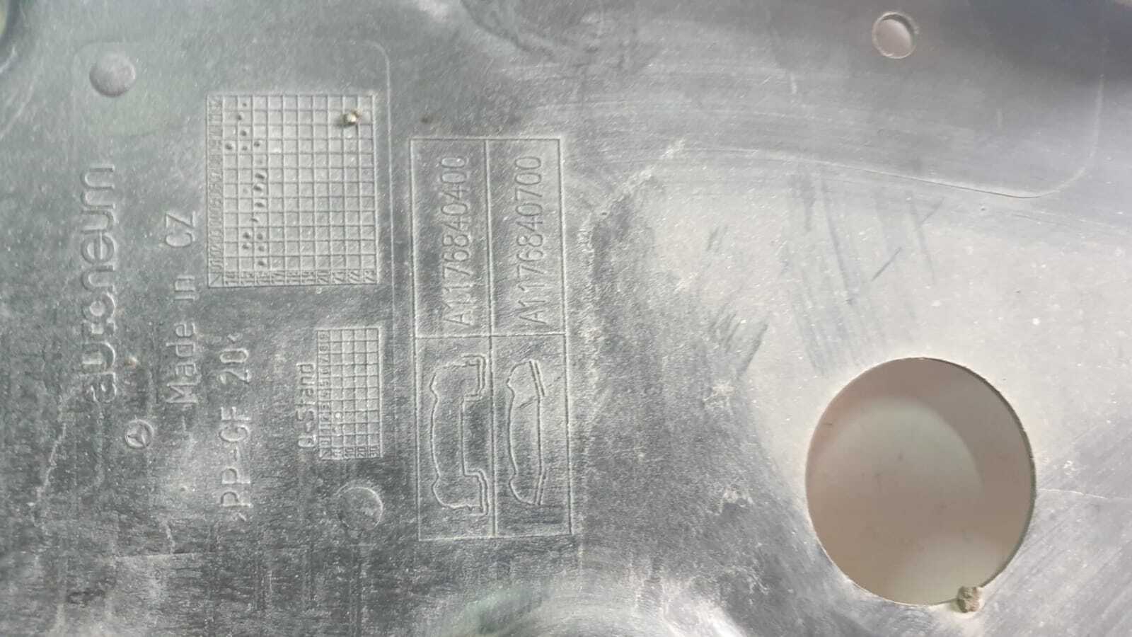 A1176840700 RIPARO SOTTO TELAIO CARTERINO POSTERIORE MERCEDES CLA SW 12 ...