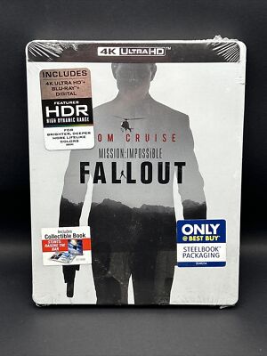 Mission Impossible Fallout - 4K UHD/Blu-Ray Limited Editon Steelbook ...