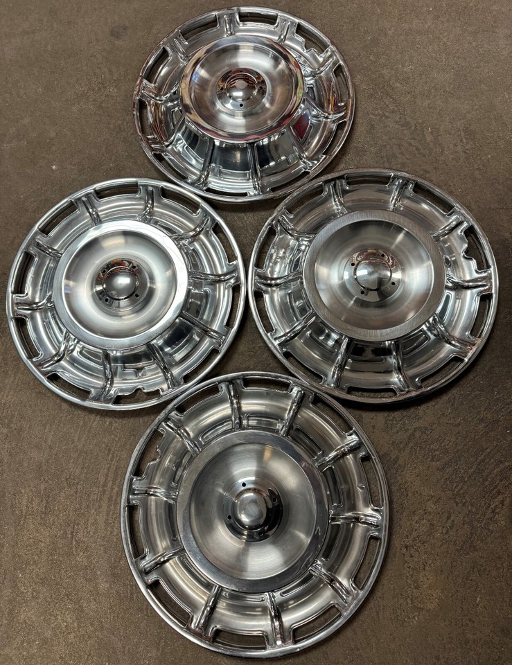 1959-1962 Chevrolet Corvette OEM Chrome 15" Hubcaps - Set of 4 | eBay
