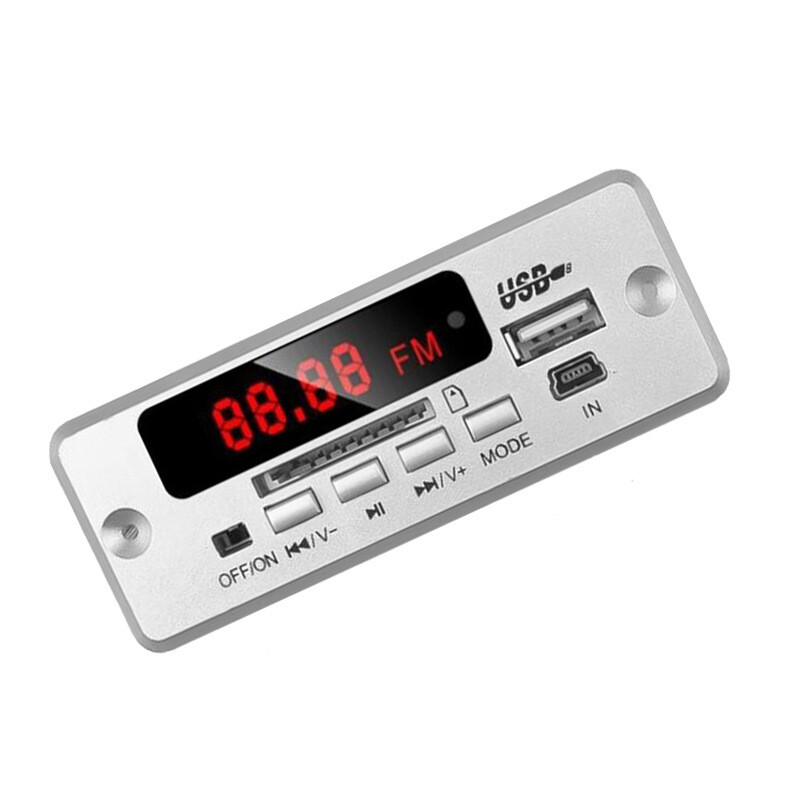 Durable MP3 Player Decoder Board 12V Bluetooth Car TF USB FM Radio ...