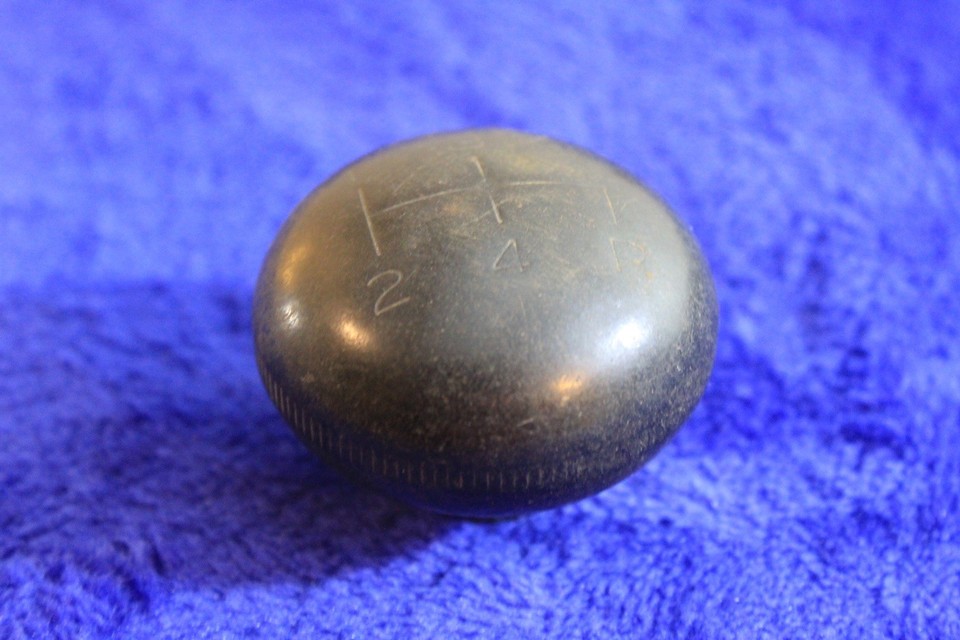 Black 4 Speed Gear Shift Knob Hot Rod Handle Chevy Ford Mopar Pontiac ...