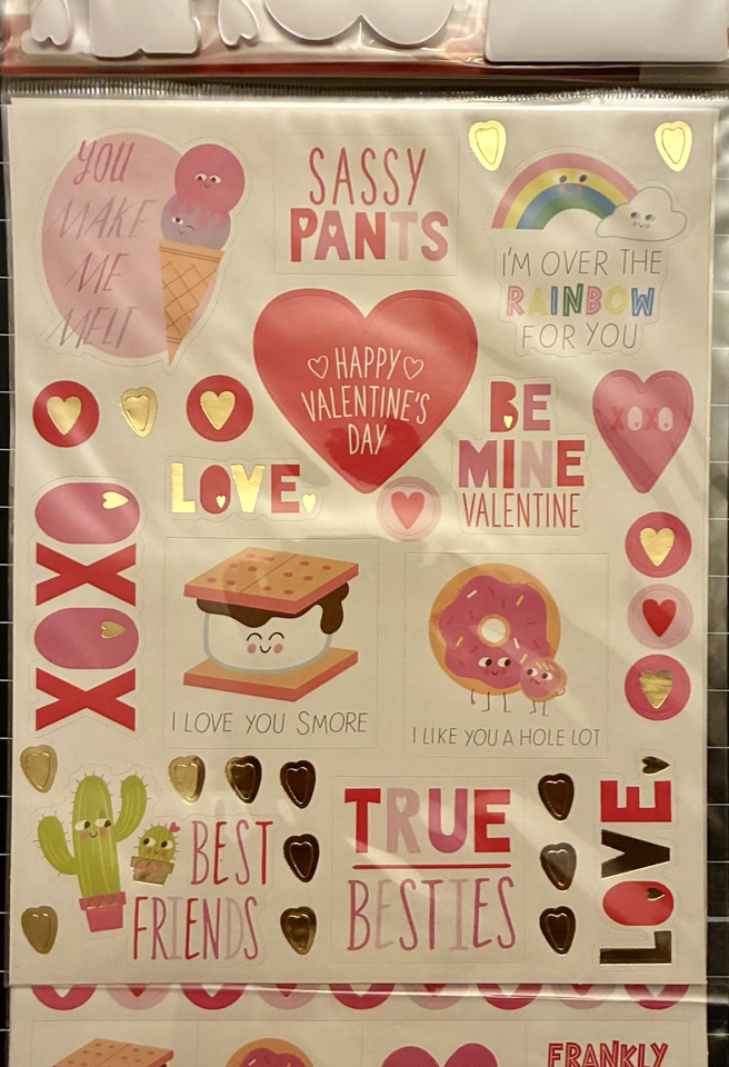 Recollections Creatology VALENTINE'S DAY Sticker Pack - Puffy, Flat 177 ...