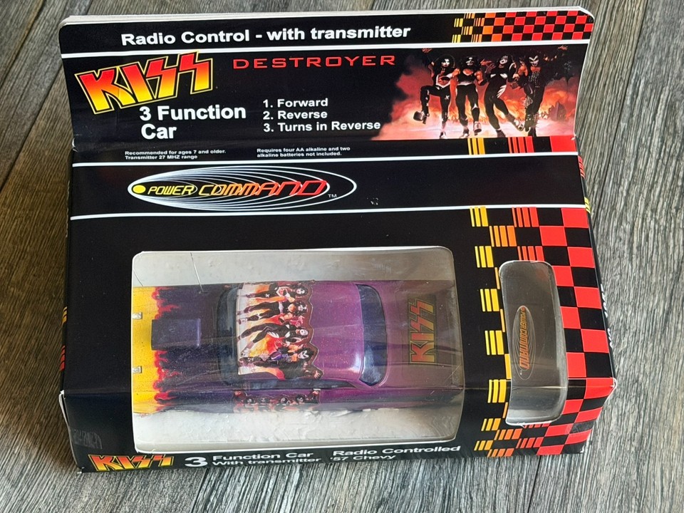 KISS Remote Control Destroyer Car Custom Vintage Kiss Aucoin Style ...
