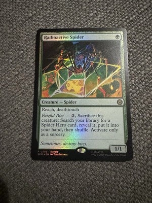 RADIOACTIVE SPIDER Marvel's Spider-man SPM Magic MTG CARD FOIL 0285 | eBay