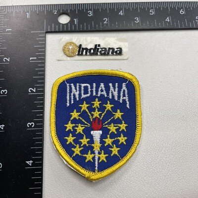 2 Patches State Of Indiana Patch Lot (1 Is Quite Small) 32M7 | eBay