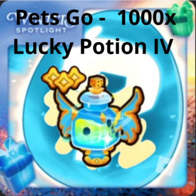 Pets Go - 1000x Lucky Potion IV - Fast Delivery - Cheapest on Ebay ...
