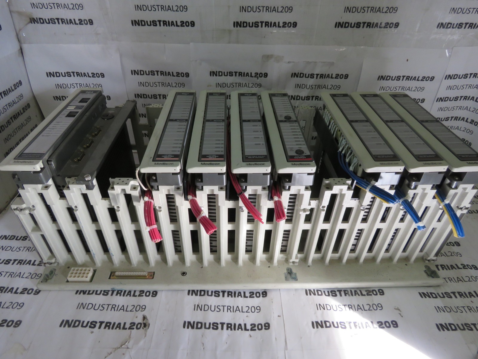 MODICON AS-H827-209 984 RACK w/ 8 MODULES USED | eBay