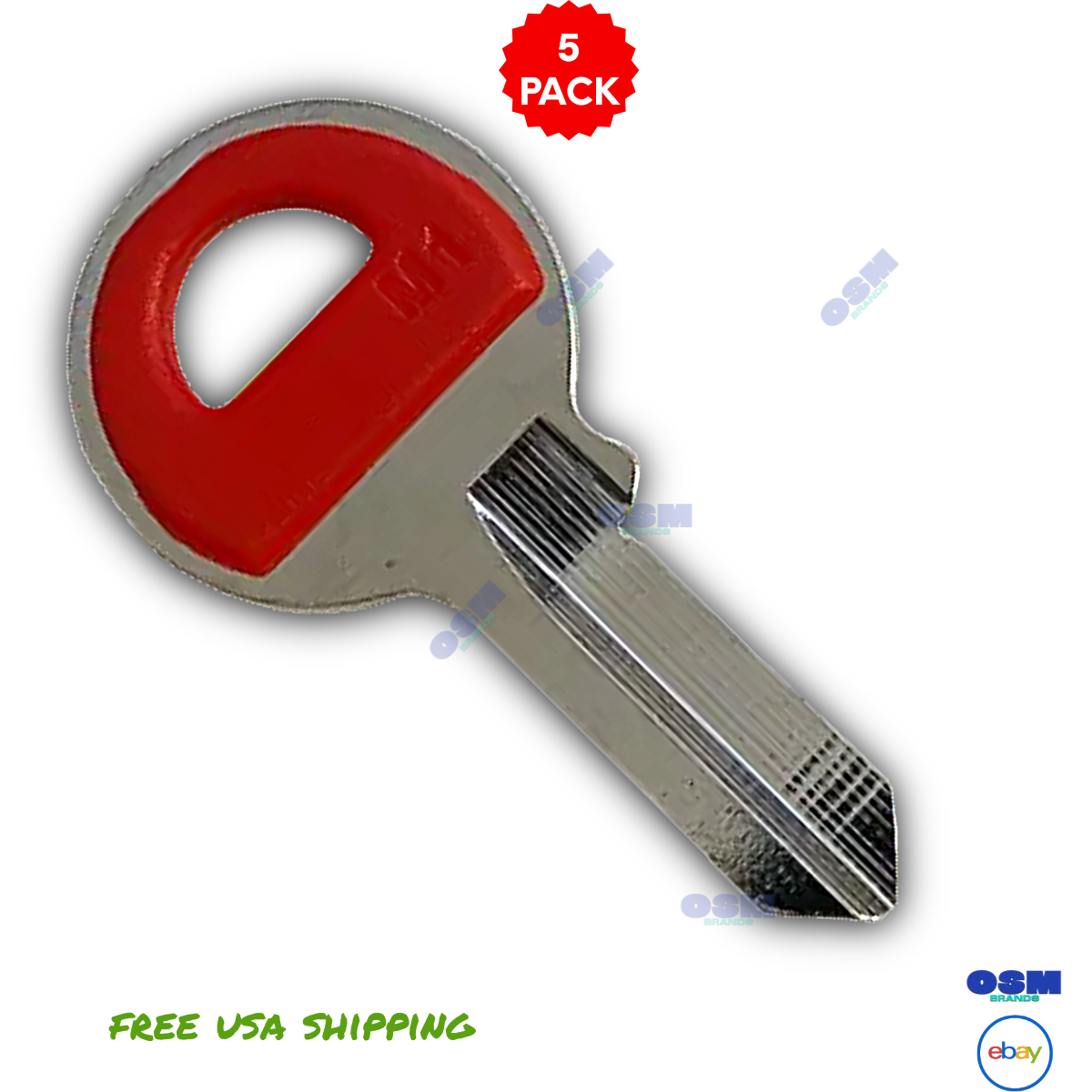 5 M-1 FOR MASTER LOCKS RED PVC Head Key Blanks Key Blanks | eBay