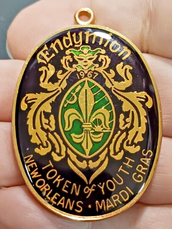 ENDYMION 2002 MULTI BRONZE NEW ORLEANS MARDI GRAS DOUBLOON LOOPED X0204 ...