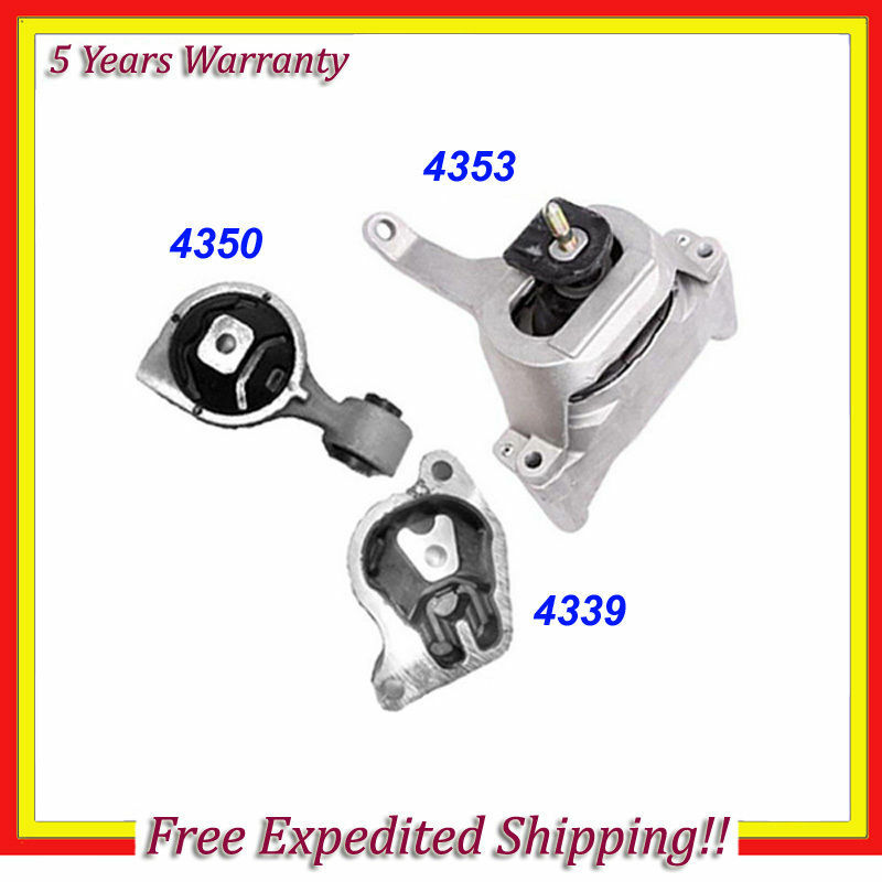 Engine Motor Mount Set 3PCS For 09-12 Nissan Maxima 2.5L A4350 A4339 ...