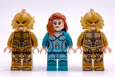 OFFICIAL LEGO DC Super Heroes Mera & Atlantean Guard Minifigure Lot | eBay
