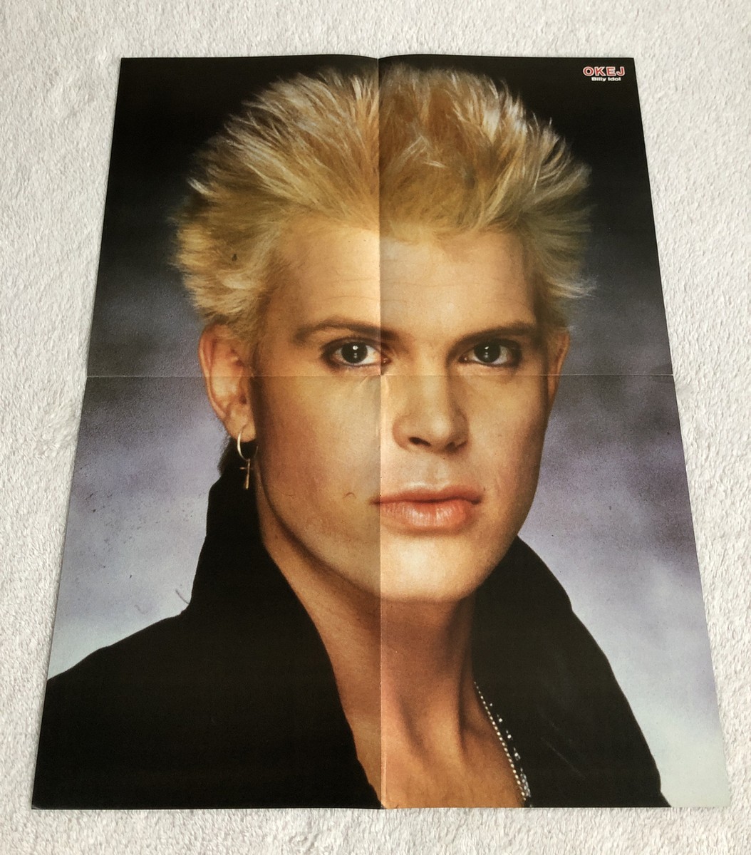 80s Billy Idol Poster