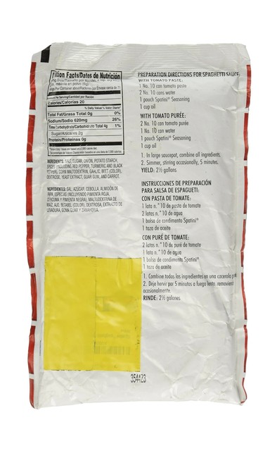 Spatini Spaghetti Sauce Mix 15 Oz Packet for sale online | eBay