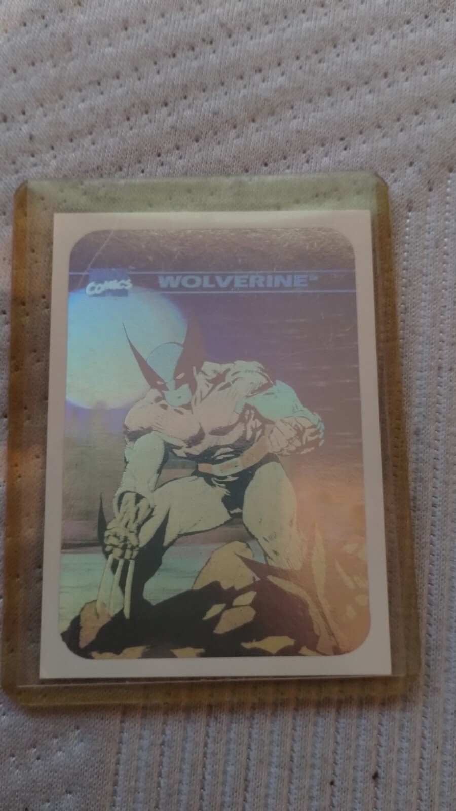 1990 Marvel Universe HOLOGRAM Trading Card Wolverine #MH4 FRESH OUT OF ...