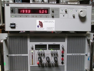 AGILENT 6010A 0 to 200V 17A 1200Watt TESTED Adjustable Power Supply ...