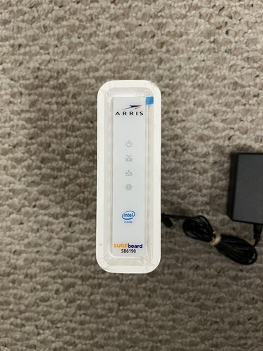 ARRIS Surfboard SB6190 DOCSIS 3.0 Wifi Cable Modem White W/Power Cord ...