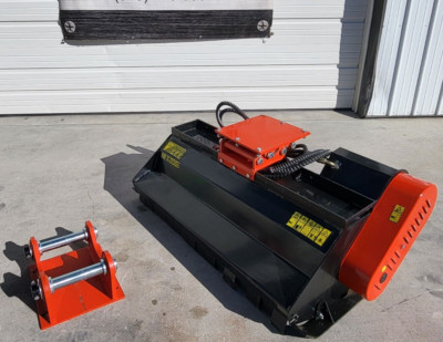 Mini Excavator Flail Mower Attachment For 3-8 Ton | eBay