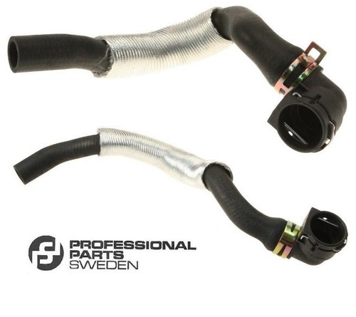 SET OF 2 For Saab 9-3 9-3X HVAC Heater Hose Professional Parts Sweden ...