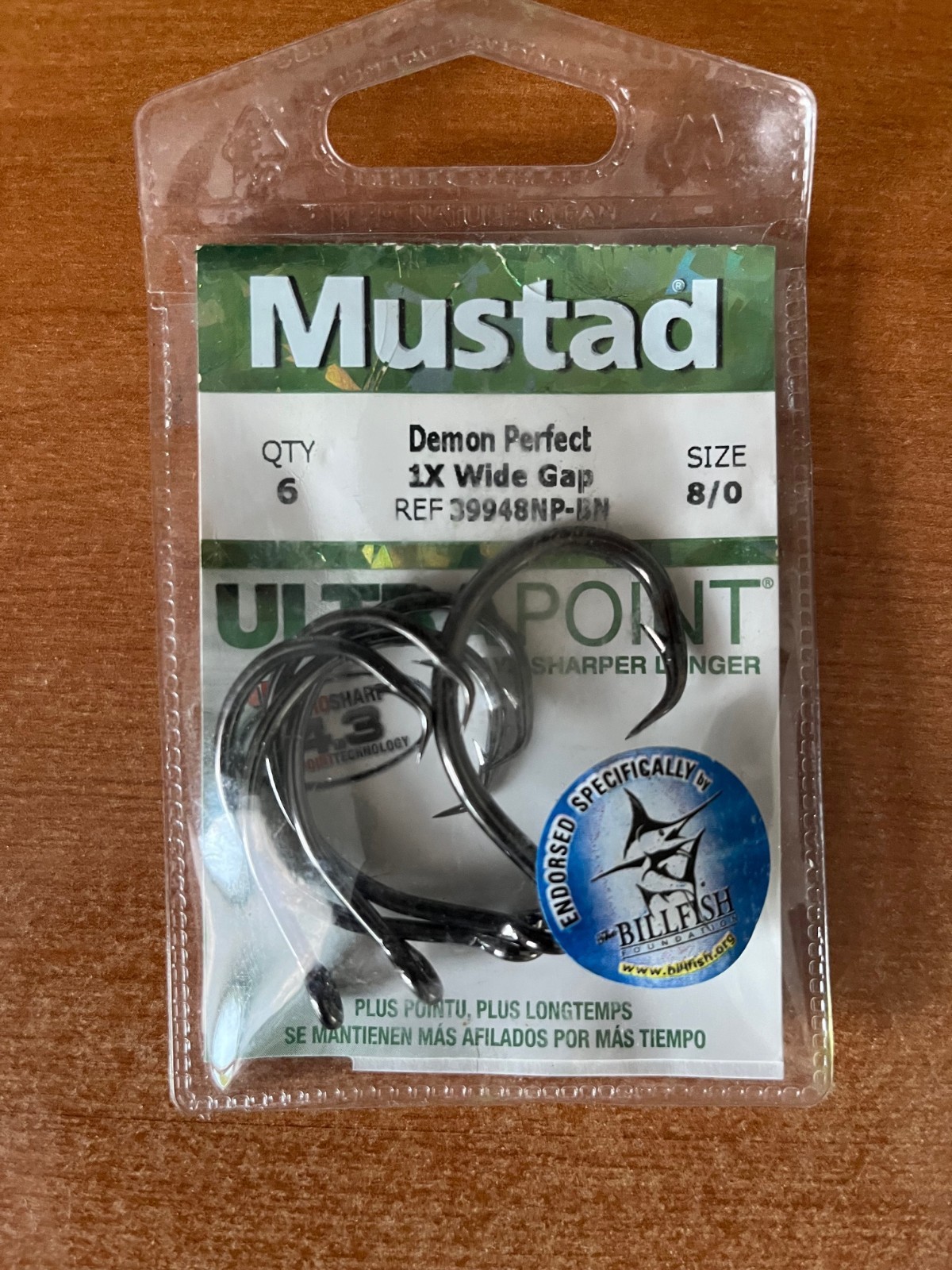 Mustad Demon Perfect 8/0 Circle Hooks 1X Wide Gap (Missing One) | eBay