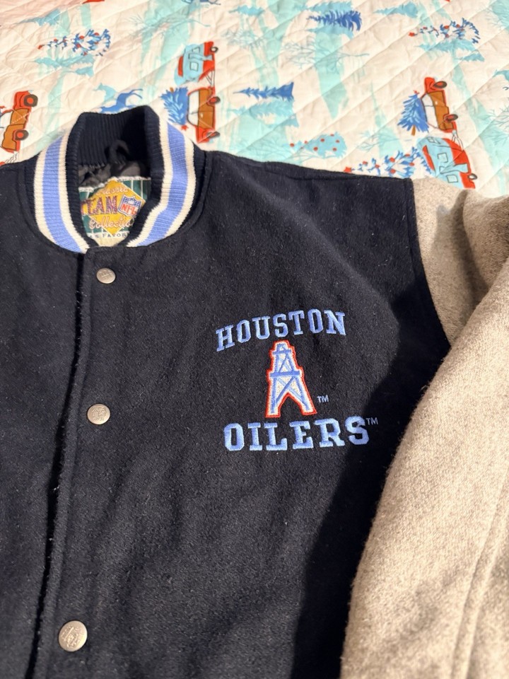 Houston Oilers NFL Varsity Jacket | eBay
