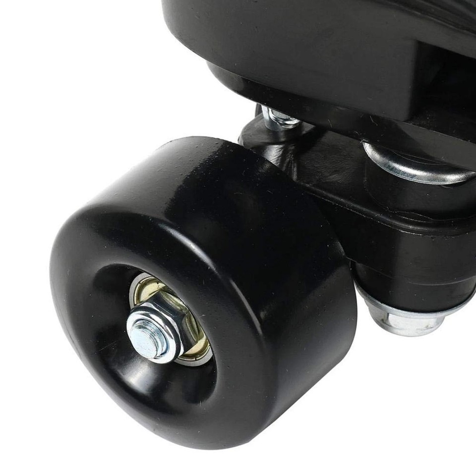 XUDREZ Double Row Adjustable Leather High-Top Roller Skates - Size 12 W ...