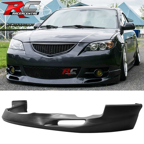 Fit 04-06 Mazda 3 S Sedan K Style Front Bumper Lip Spoiler Unpainted PU ...