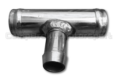 Alloy T-Piece 22mm OD / 100mm length / 16mm T-Piece Pipe Hose Fitting ...