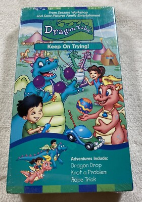 Vintage Dragon Tales Keep On Trying! VHS/VCR Movie Brand New ...